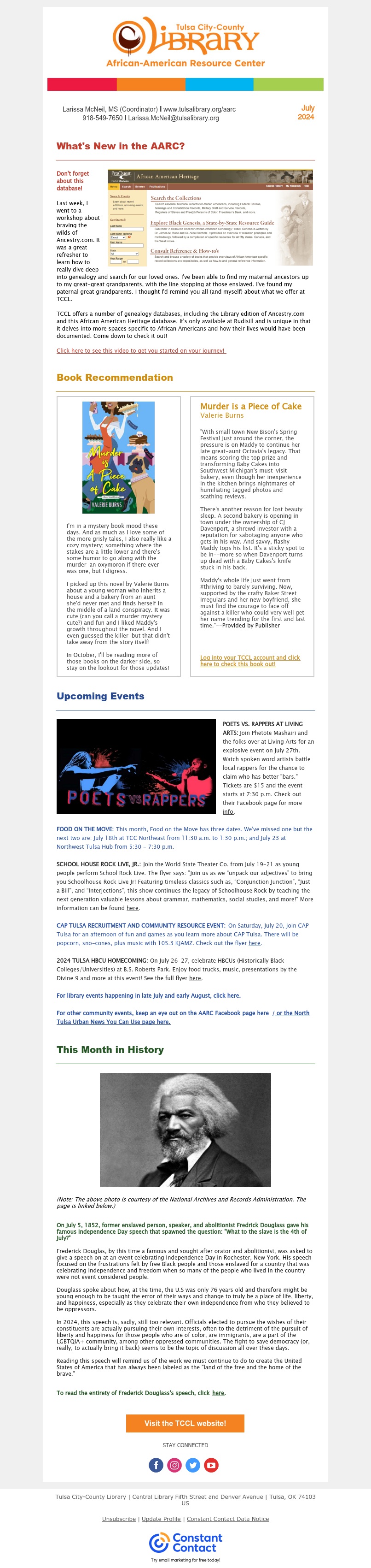 African American Resource Center | Tulsa Library